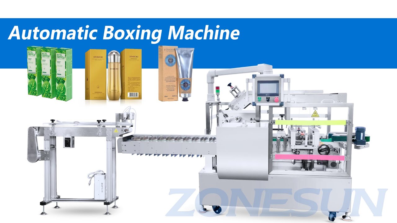 How To Use Horizontal Cartoning Machine for Bottle Packaging? - YouTube