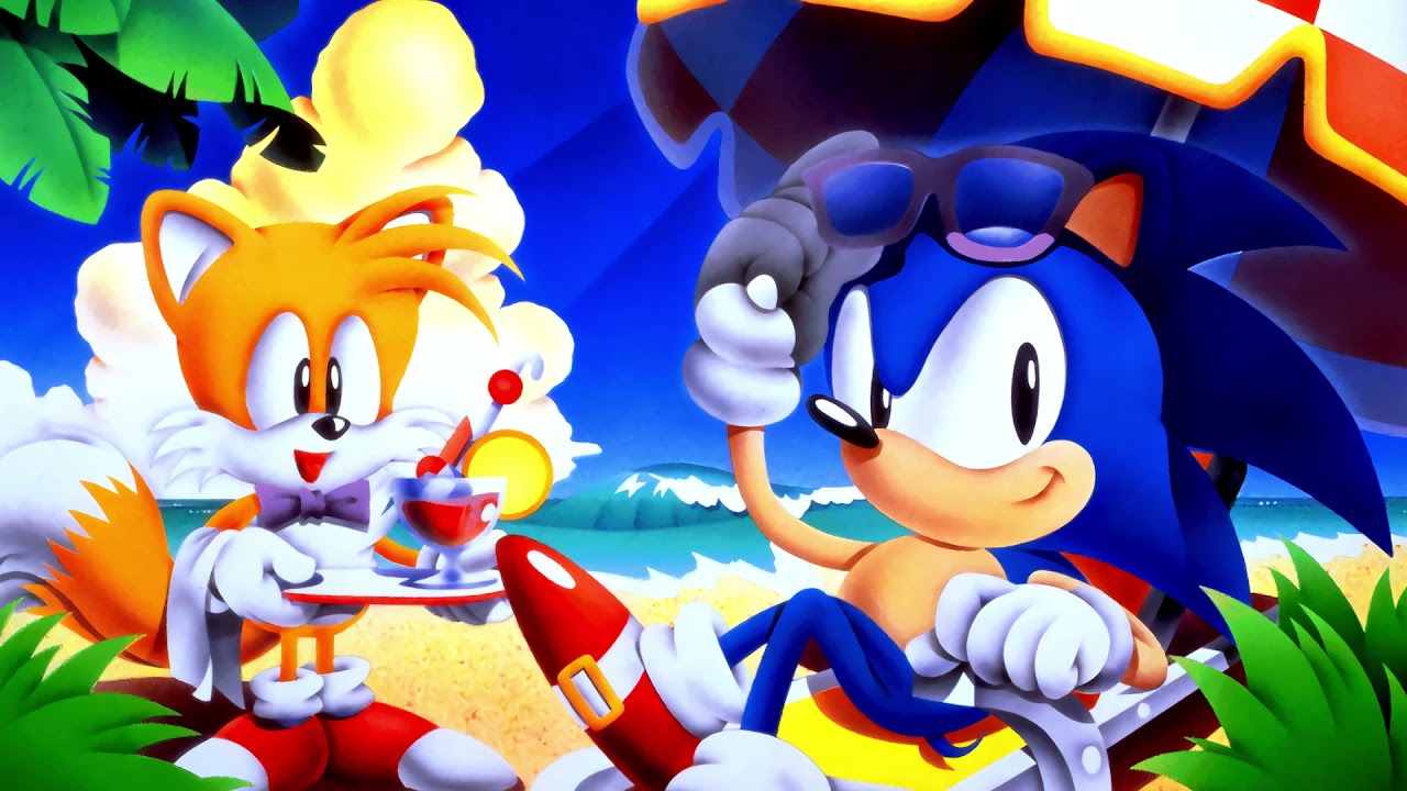 1 Hour of Sonic Beach Music with Ocean Wave Sounds for Relaxing 🌊 - YouTube