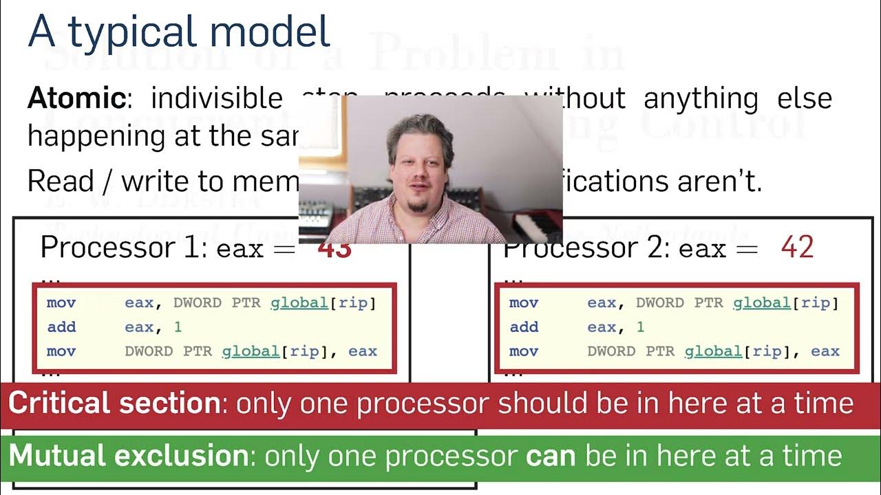 Concurrency, Mutual Exclusion and Peterson's Algorithm - An Introduction - YouTube