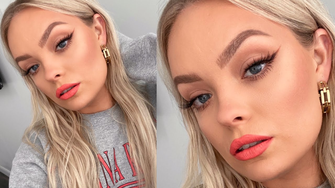 EASY SPRING GLAM MAKEUP TUTORIAL - YouTube