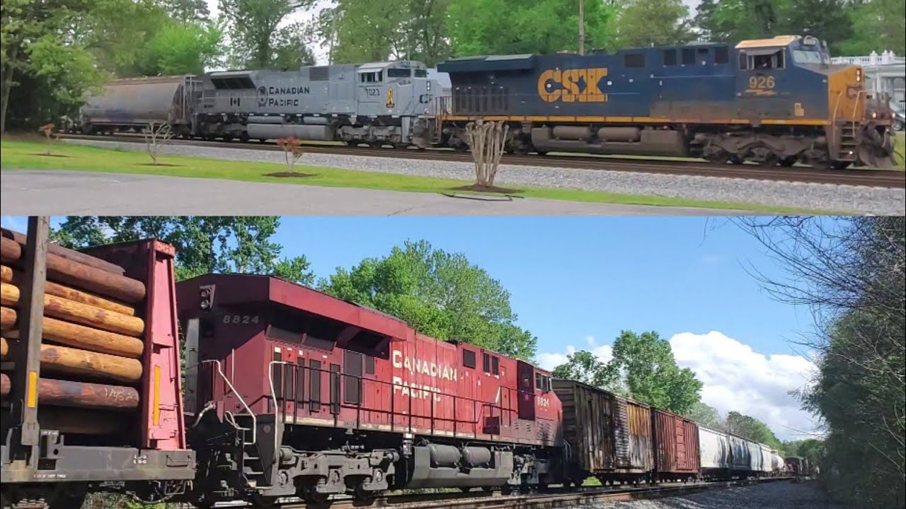 Chasing CSX Q410-25 up the A-Line With CP 7023! - YouTube