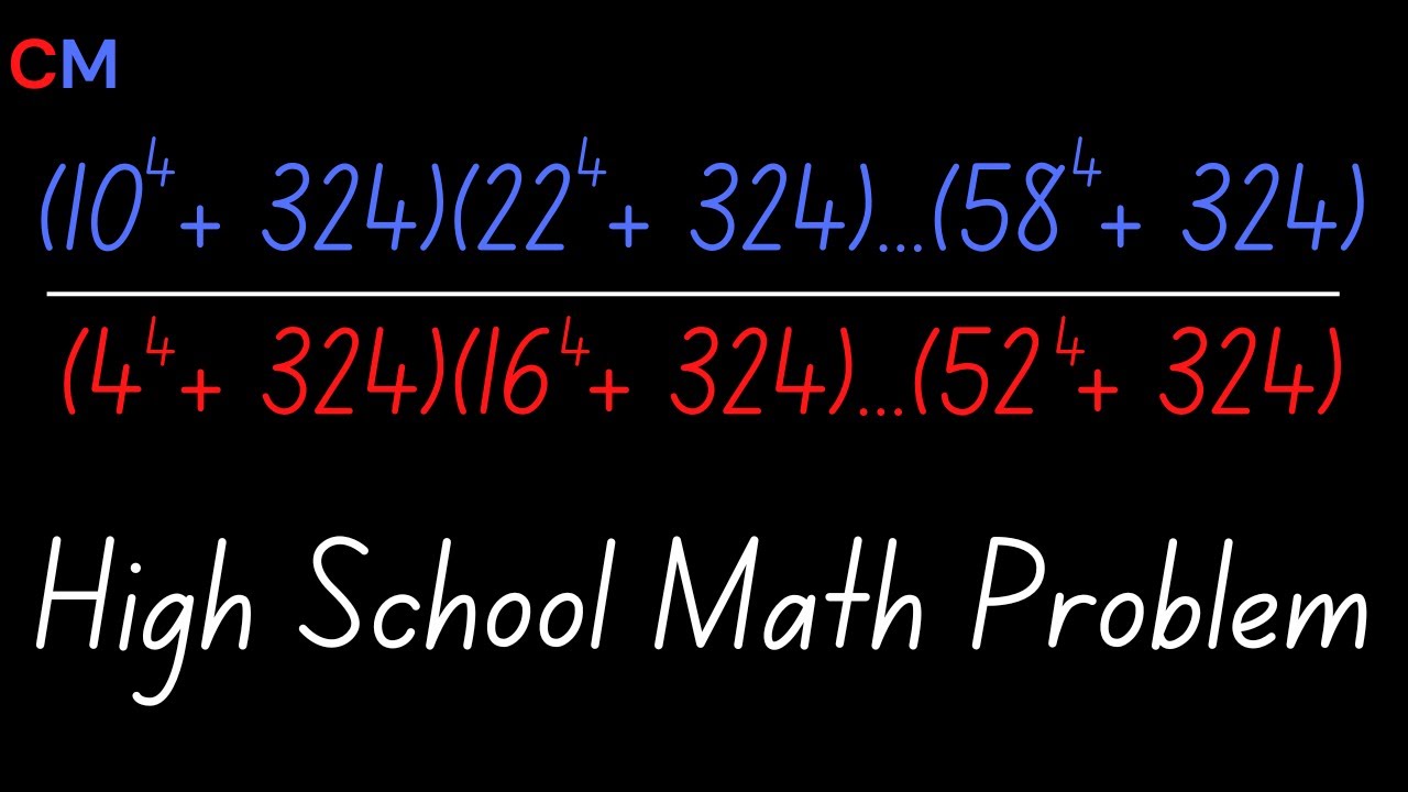 Can you solve this High School Math Problem? - YouTube