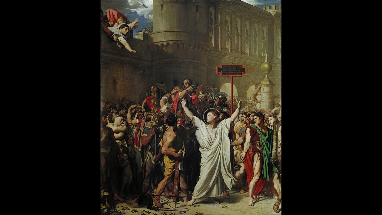 Le Martyre de saint Symphorien d’Ingres - étude du tableau - YouTube