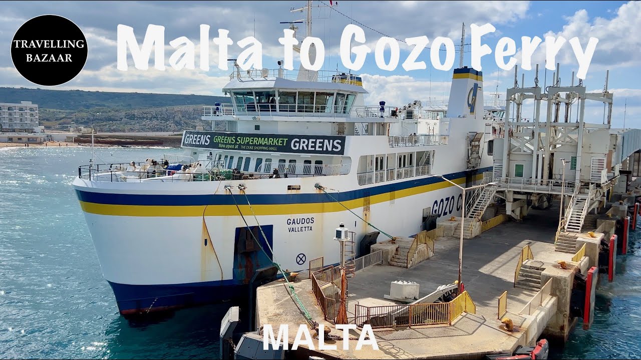 🌎 Malta to Gozo Ferry Journey | Gozo Channel Line - YouTube