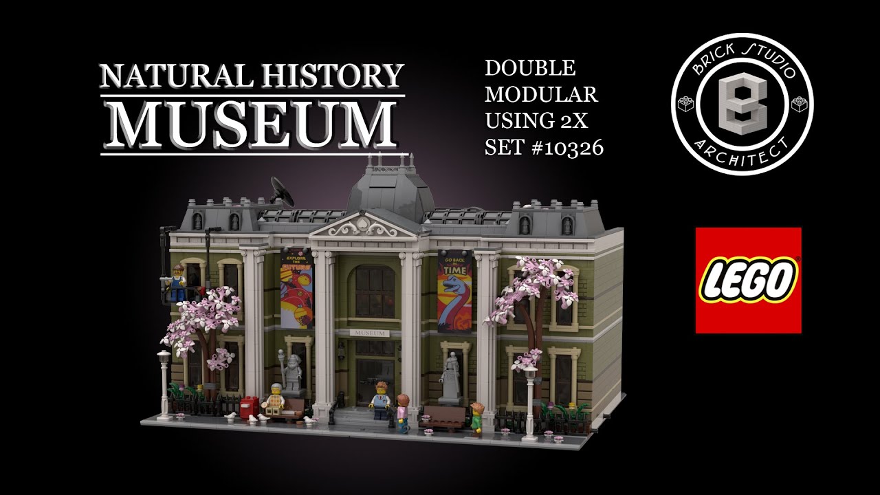 LEGO - Double Natural History Museum MOC #lego #10326 - YouTube