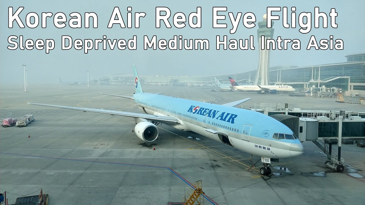 [TRIP REPORT] Korean Air Boeing 777-300 From Bangkok BKK To Seoul ICN In Economy - YouTube