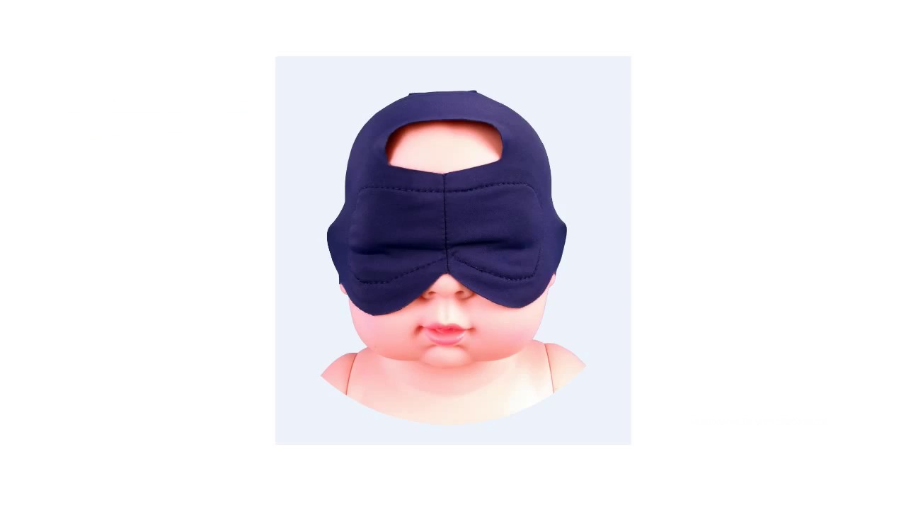 Newborn phototherapy eye protector/shield/shade/protection - YouTube