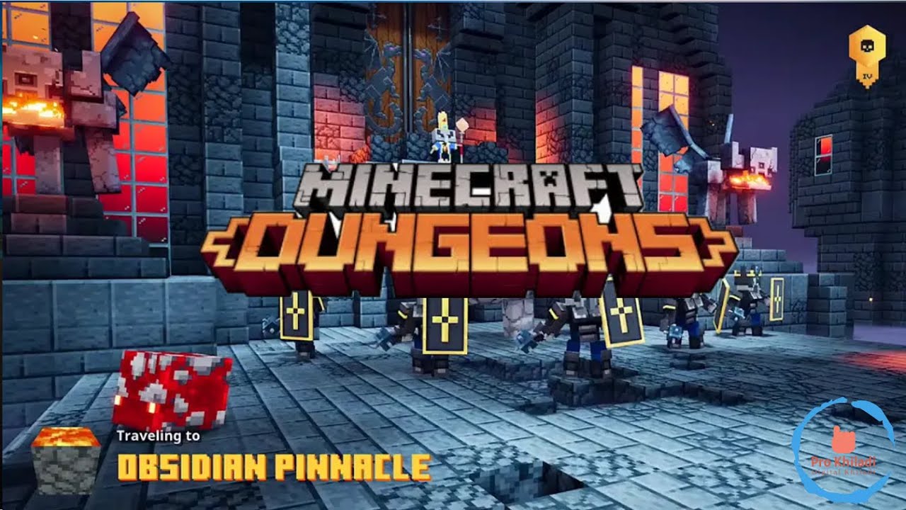 Minecraft Dungeons - Obsidian Pinnacle | Gameplay & Walkthrough ...