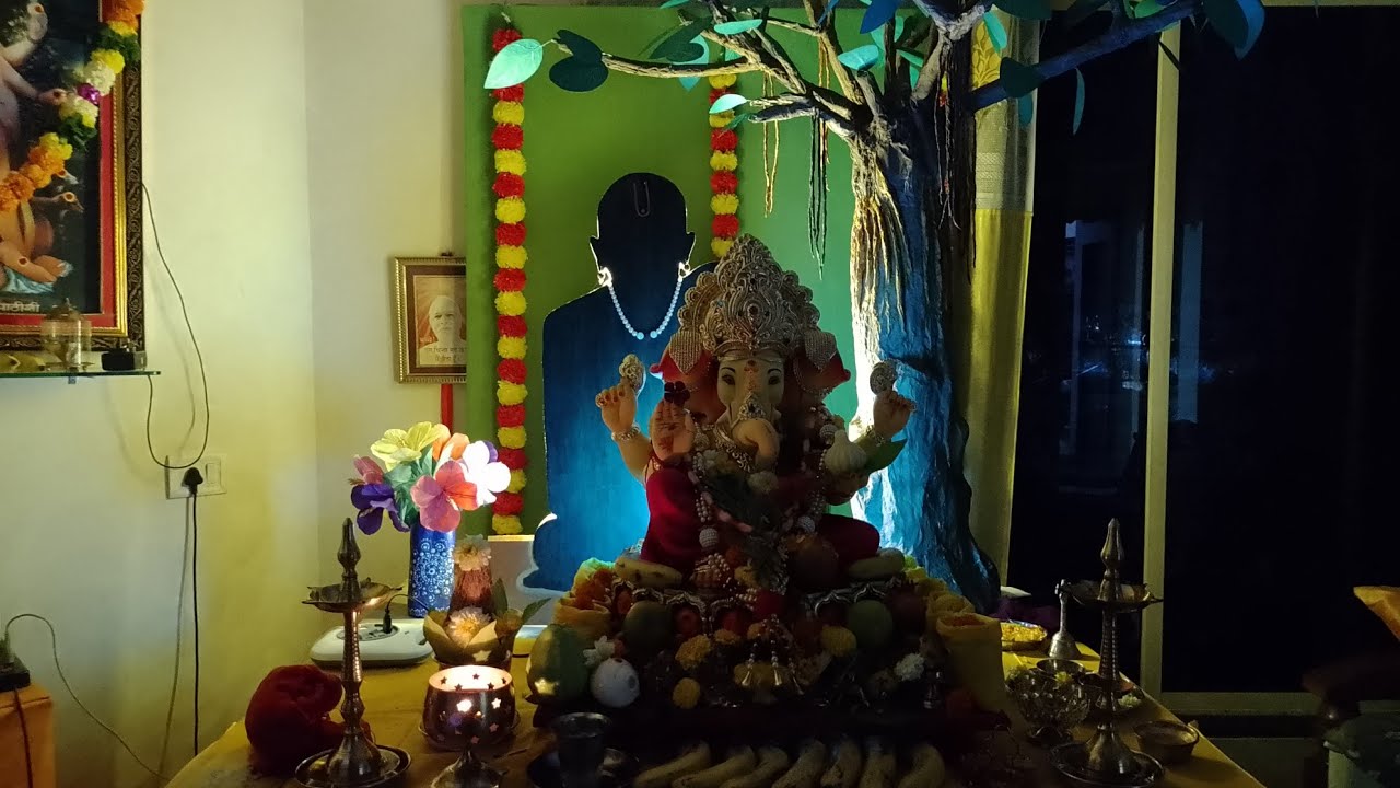 Shree Swami Samarth Maharaj Theme Ganpati Decoration Ideas 2023 🙏😍# ...