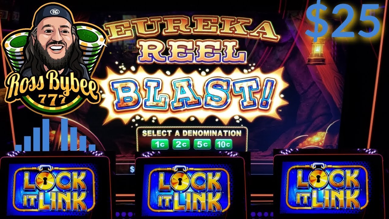 INSANE 1st Eureka Blast Lock It Link slot machine MAX BET! MAJOR ...