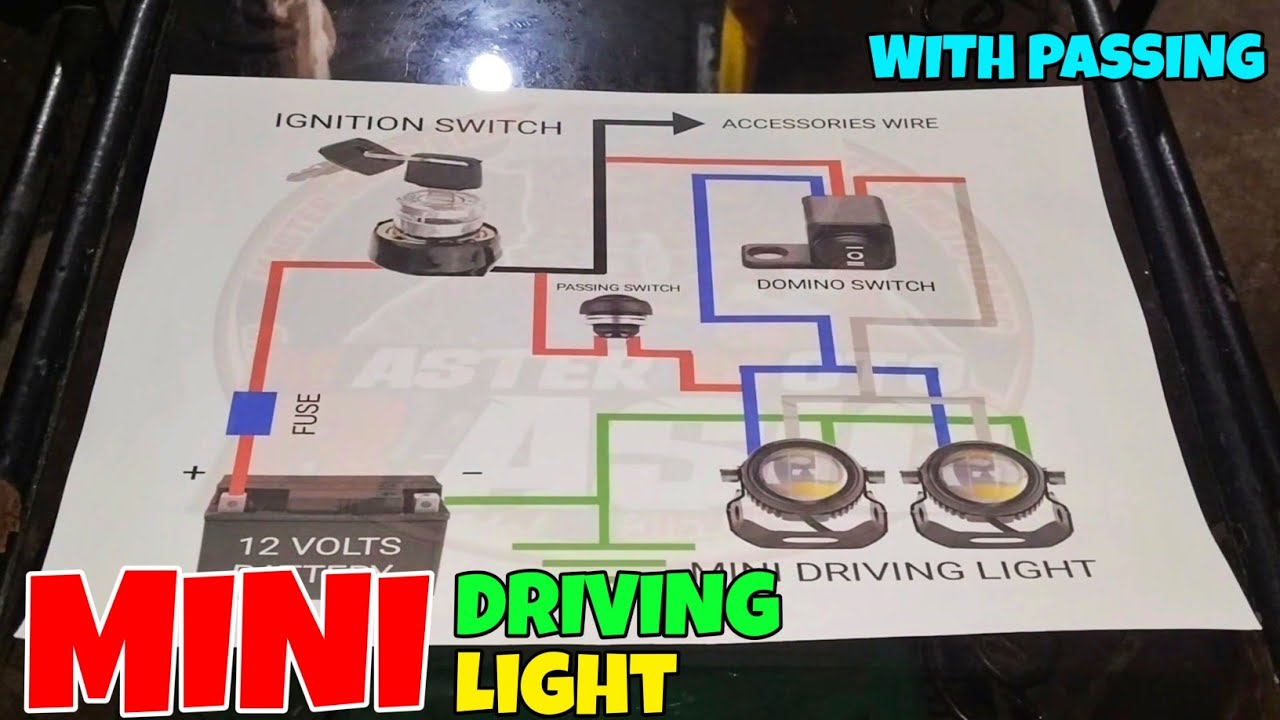 PAANO MAG INSTALL NG PASSING SA MINI DRIVING LIGHT NA WALANG RELAY ...