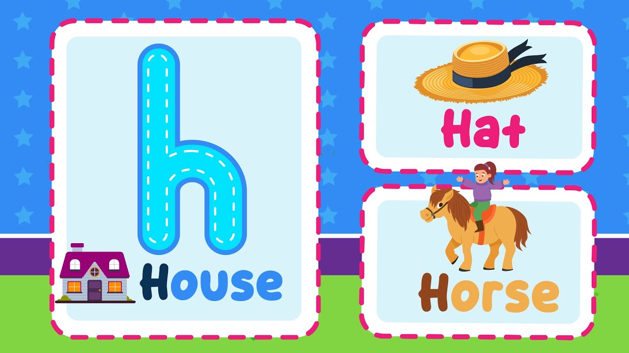 "Letter H Song for Kids 🎵 (Lowercase) | Fun ABC Phonics & Learning ...