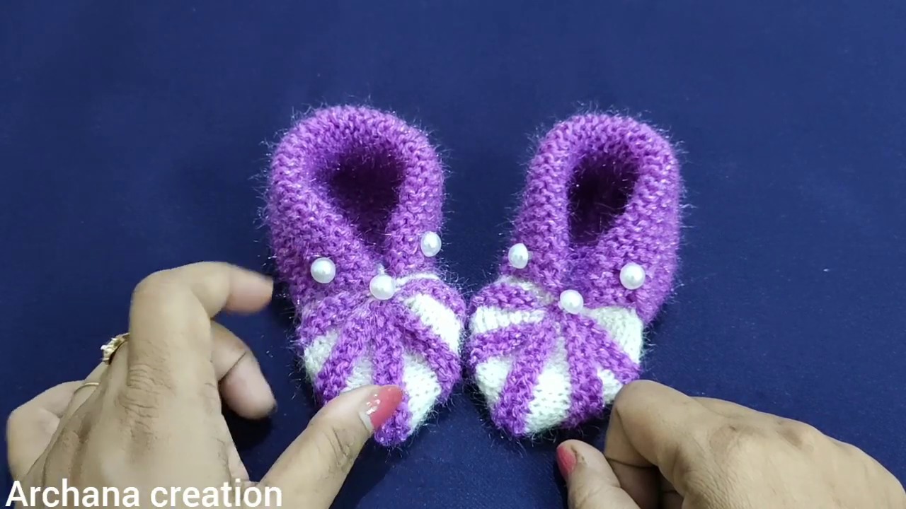 Baby shoes design #186 - YouTube