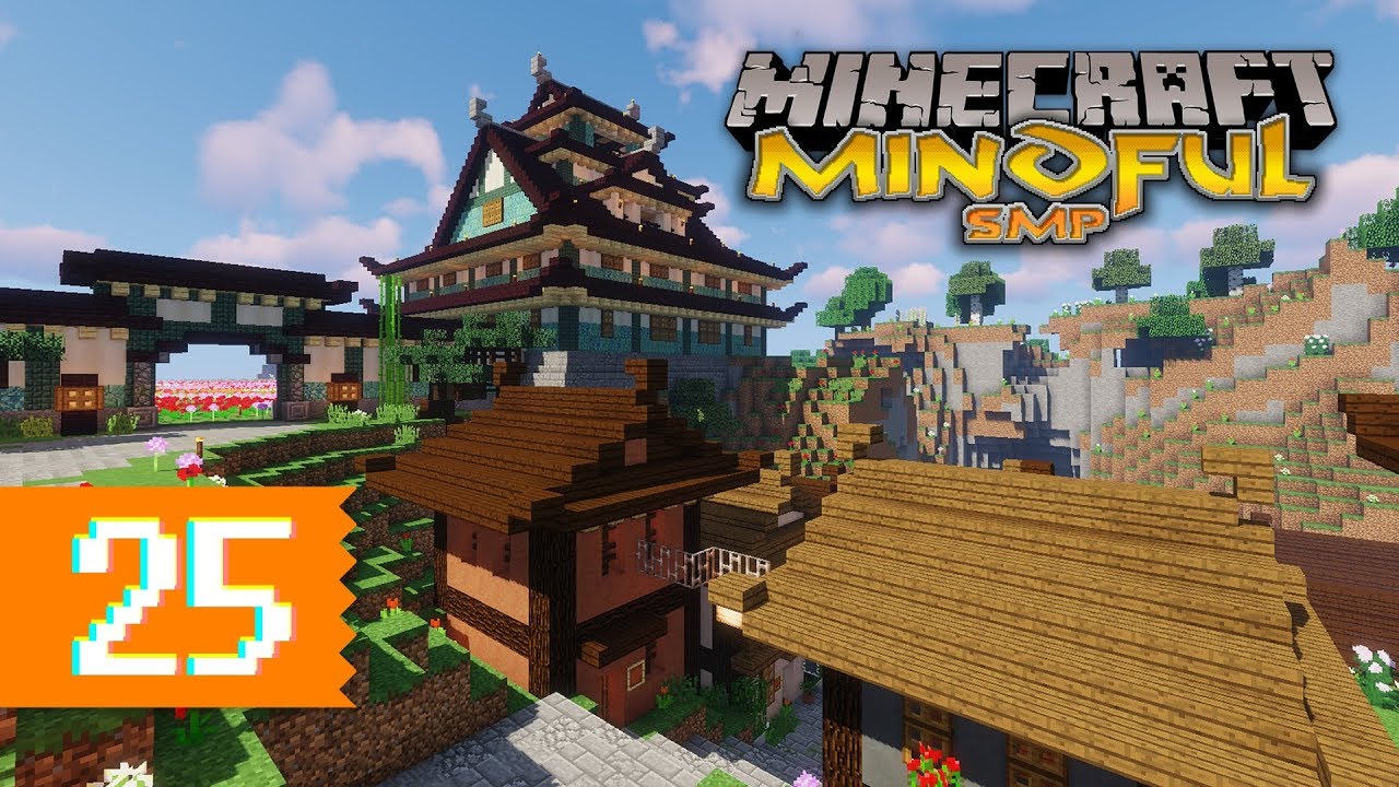 Shop Area Finished! New Additions | #25 | Mindful SMP | Minecraft ...