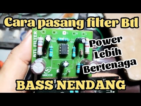 Cara Pasang Filter Btl Ke Power - YouTube