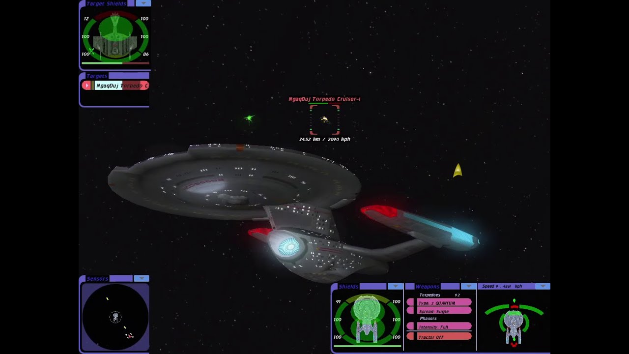 Dawnstar Class vs Klingon Torpedo Cruisers | Remastered v1.2 | Star ...