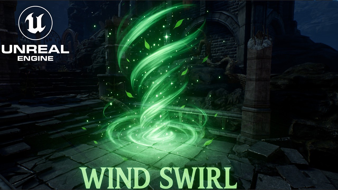 Unreal Engine 5 Niagara - Wind Swirl VFX Tutorial for beginner - YouTube
