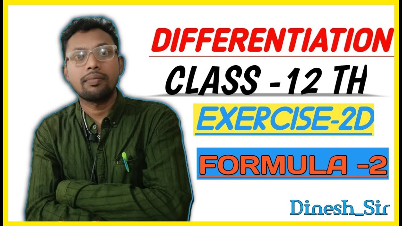 RS AGGARWAL MATHEMATICS FORMULA DISCUSS PART-2 MATH/DIFFERENTIATION/EX ...
