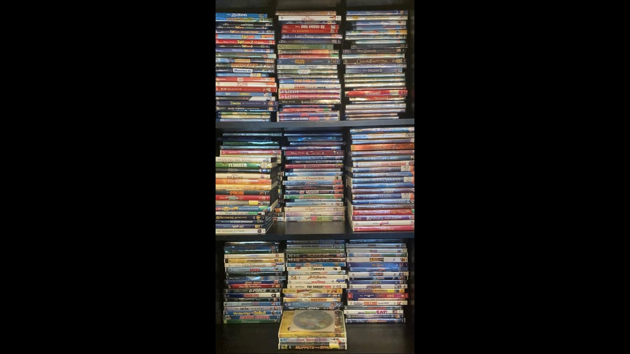 Disney Movie Shelf Tour - YouTube