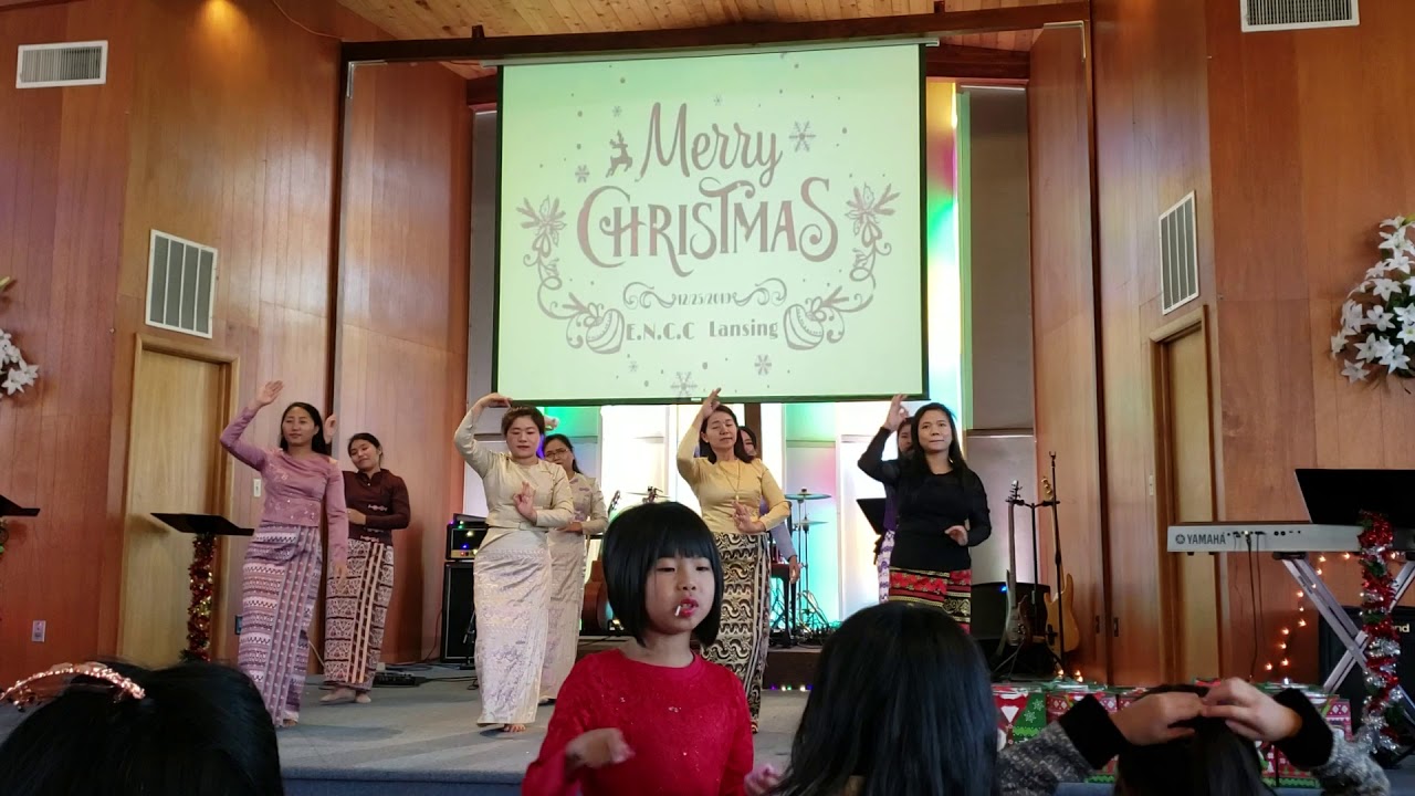 Myanmar Christmas Dance - YouTube