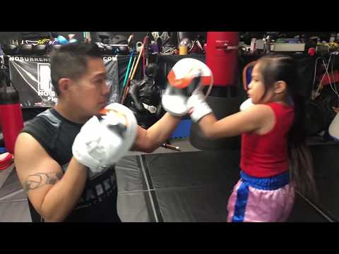 Little Girl Boxing Session with her Father | Starpro Boxing Gloves