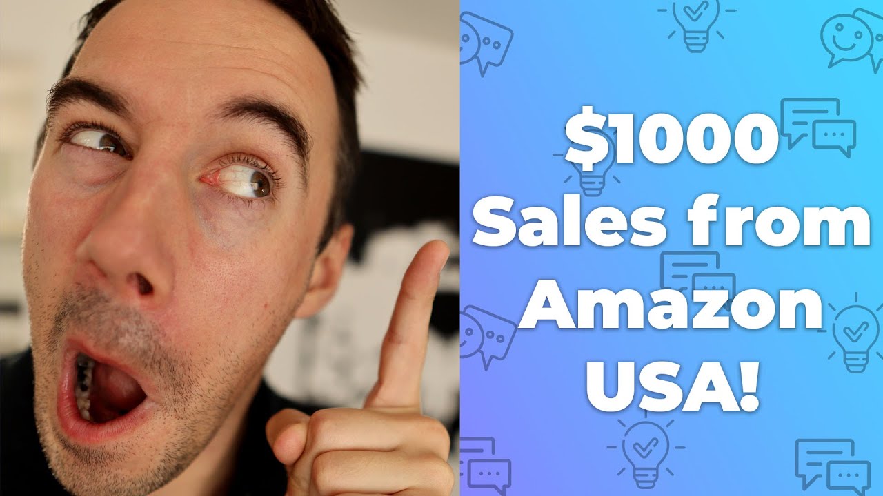 $1000 SALES ON AMAZON USA! | MY FIRST $1000 SALES! - YouTube