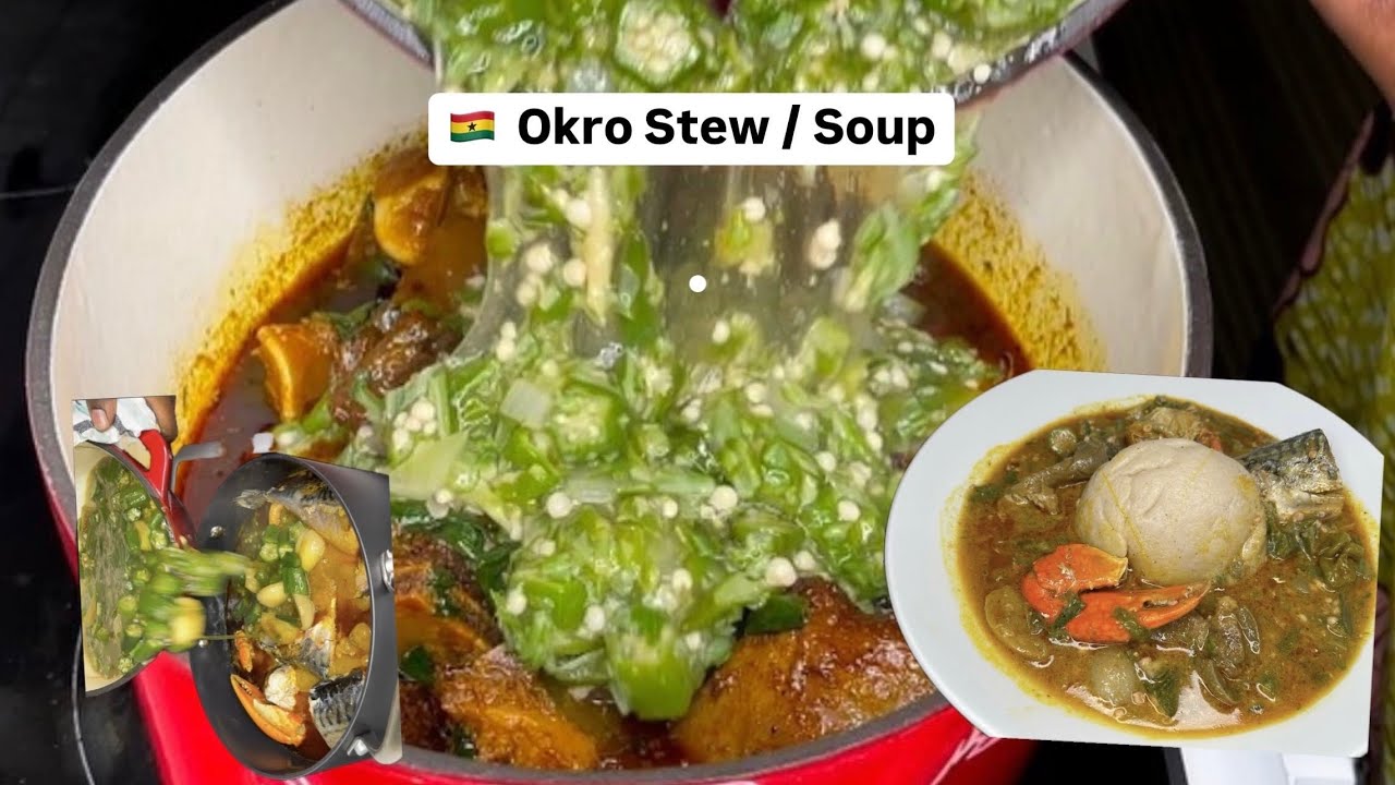 Festive 🇬🇭 Okro Stew Recipes | Delicious Holiday Okro Stew/ Soups ...