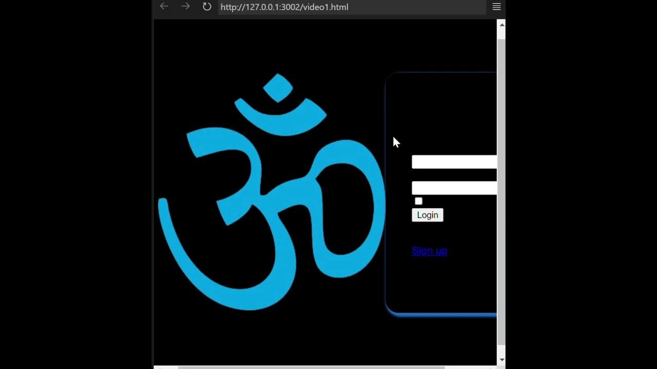 Login Page With Om Coding Webdevtutorial Python Cssanimation Javascript Shorts Youtube