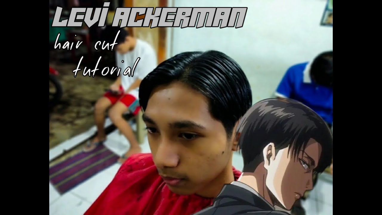 Levi Ackerman haircut tutorial - YouTube