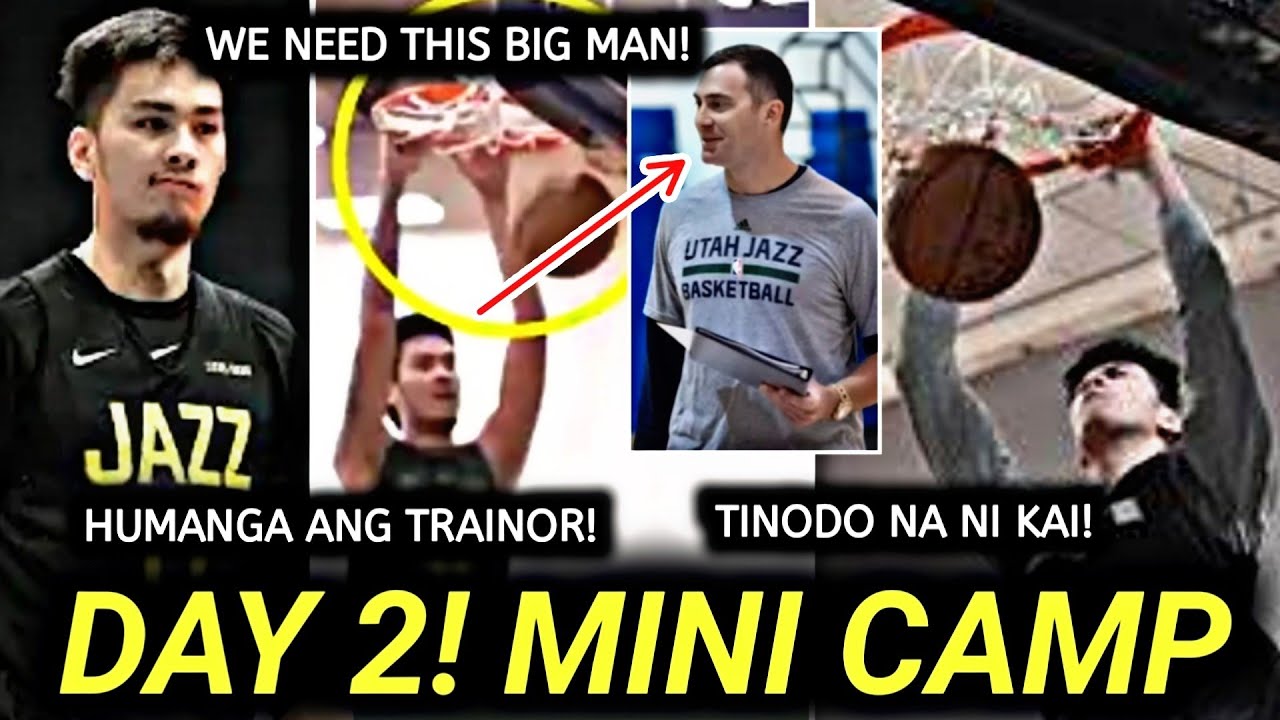 Tulala! TRAINOR ni KAI SOTTO! sa DAY 2 ng MINI CAMP! Walang sinayang na ...