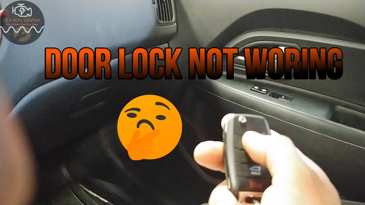 How to Diagnose a Door Lock Actuator - YouTube