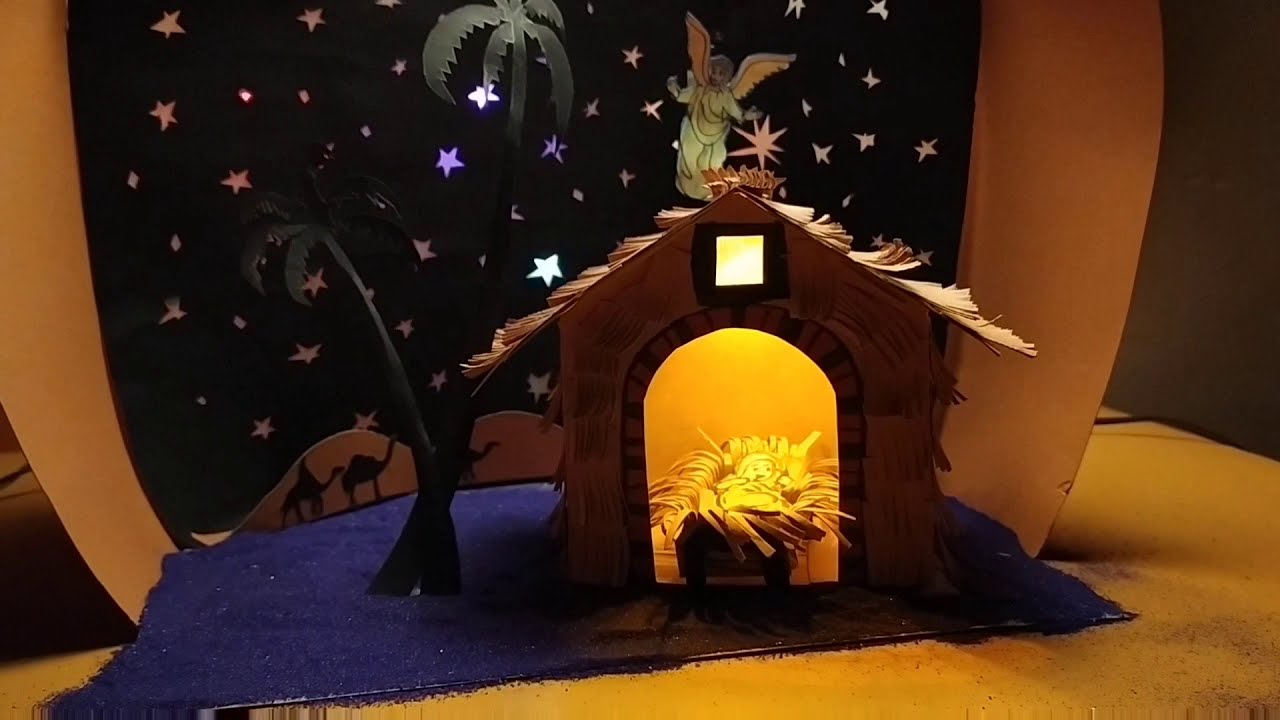 Merry Christmas | How to make a Nativity Scene | Birth of Jesus ...