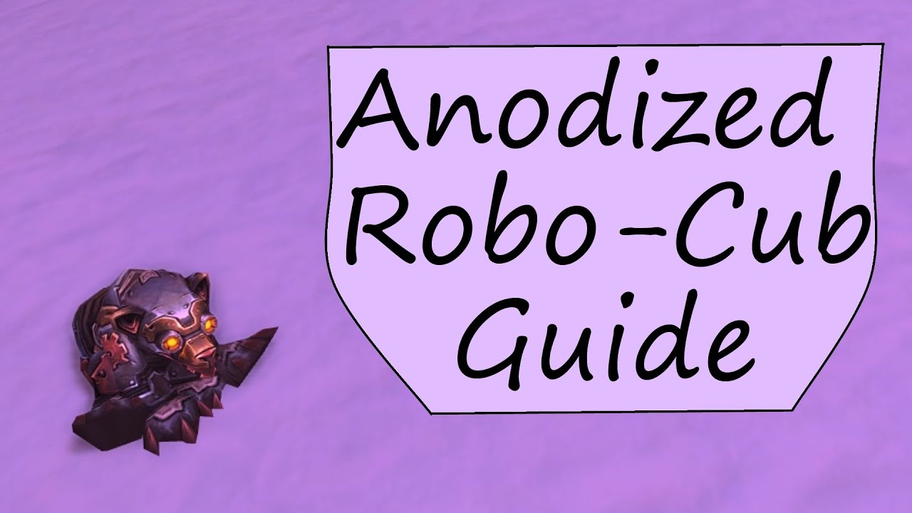 Anodized Robo Cub: Wild Pet Spotlight and Guide - YouTube