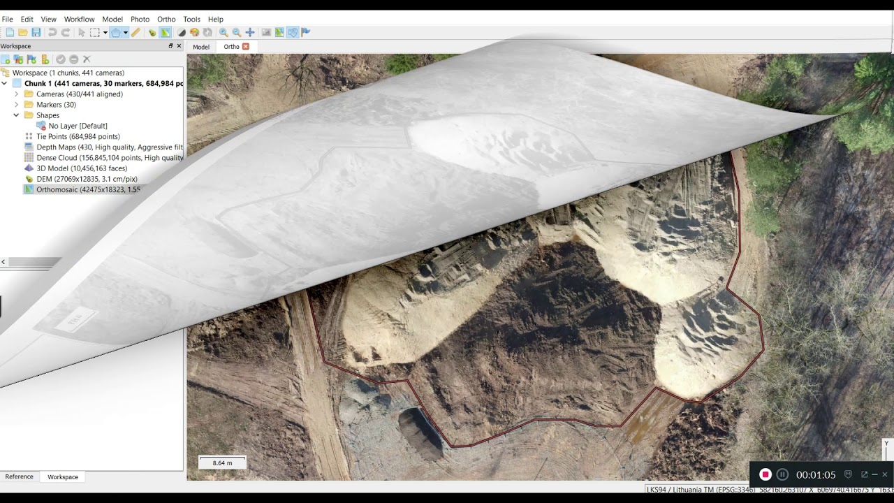 Geodezija 3D Greitas tūrių skaičiavimas - YouTube