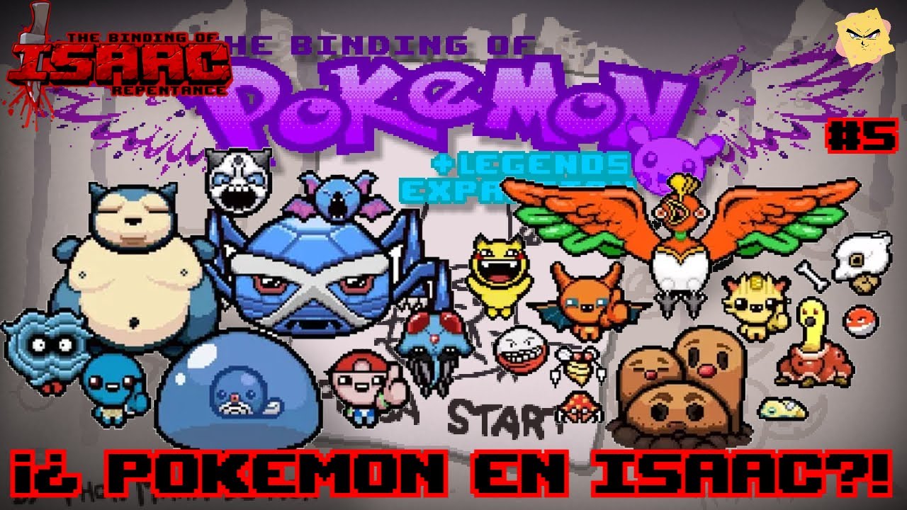 Pokémon en Isaac?! [The Binding of Isaac Repentance] [Mods] #5 😎 - YouTube