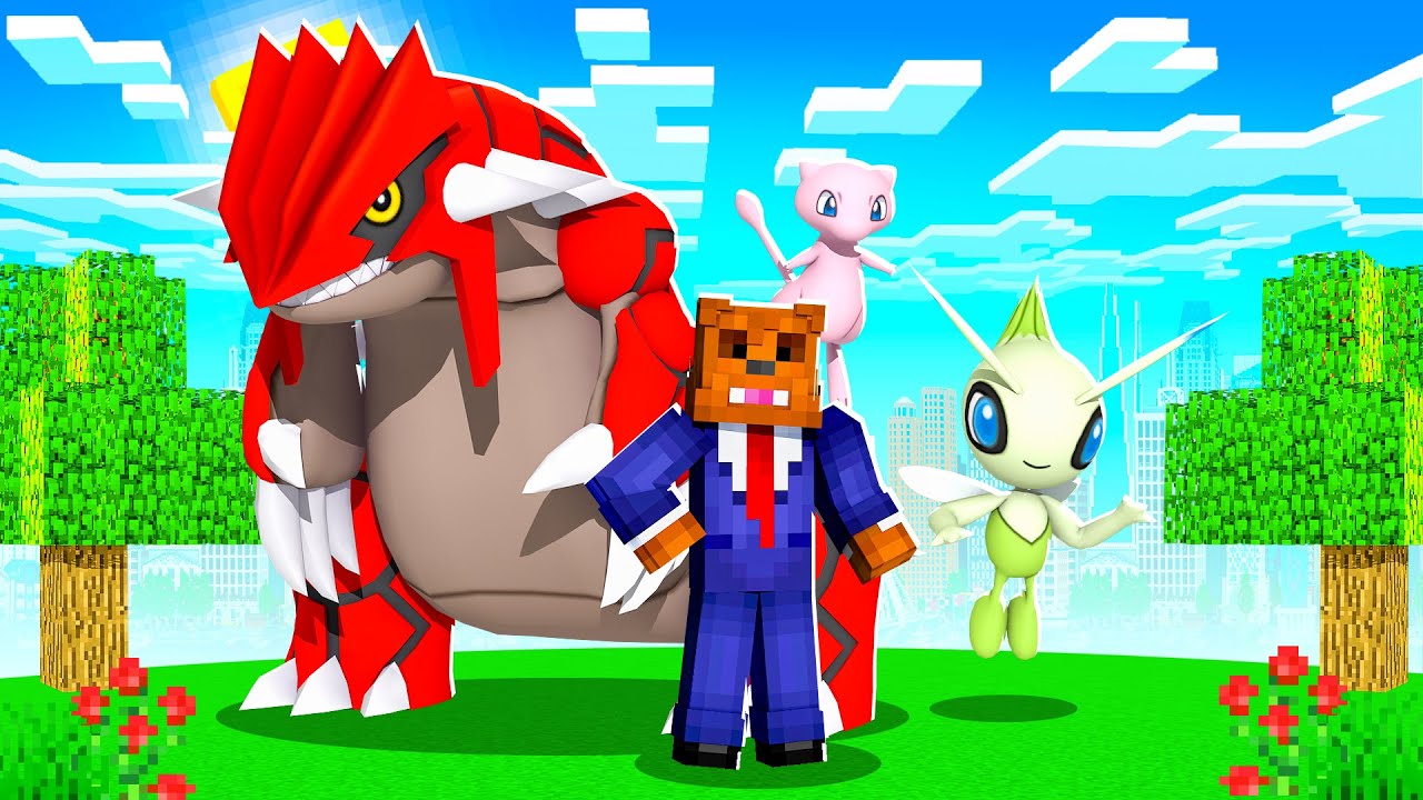 All LEGENDARY Pokemon Team in Minecraft Pixelmon (NO MODS) - YouTube