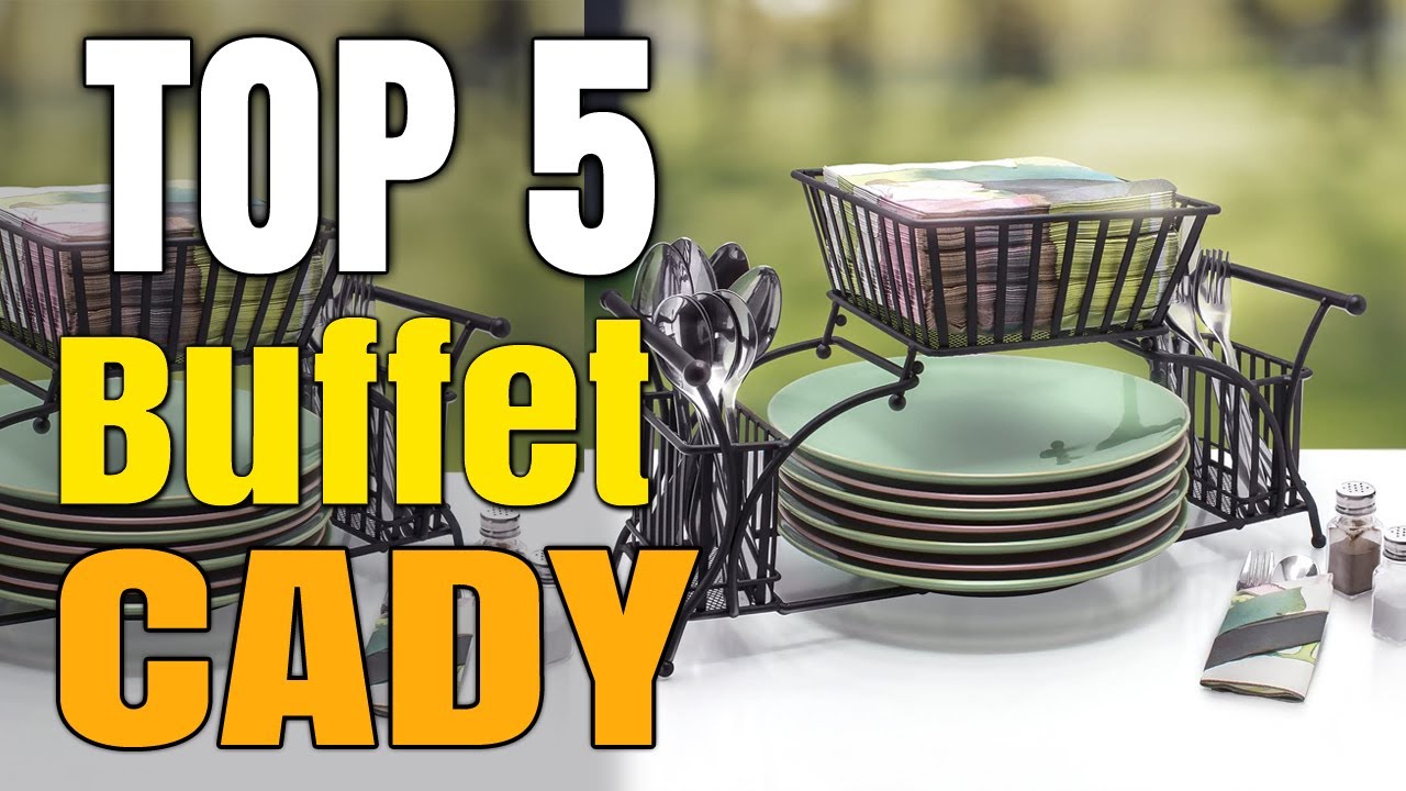 Best Buffet Caddy For Plates And Utensils - YouTube