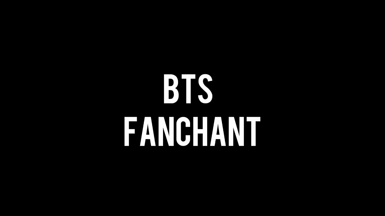 Bts Fanchant with bt21 names [ my first video] 💜 - YouTube