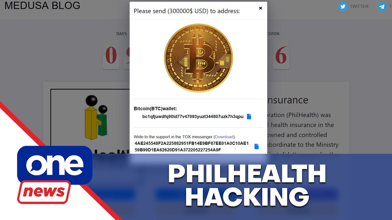 PhilHealth will not pay Medusa ransom — DICT - YouTube