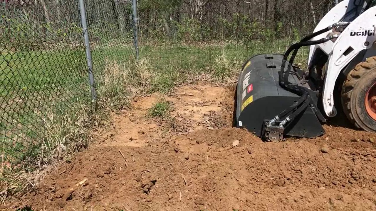 Bobcat Tiller - YouTube