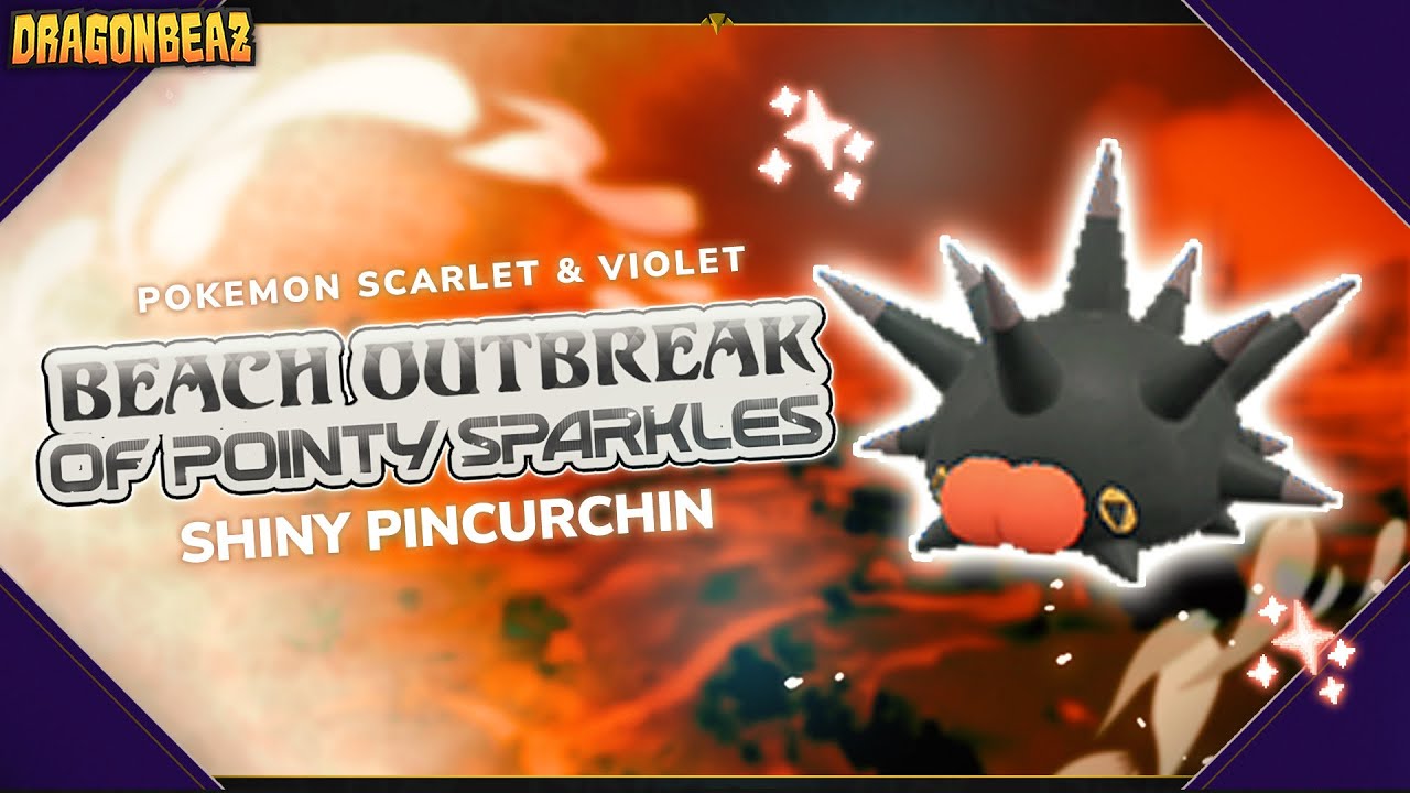 Beach Outbreak of Pointy Sparkles! | Shiny Pincurchin Reaction in ...