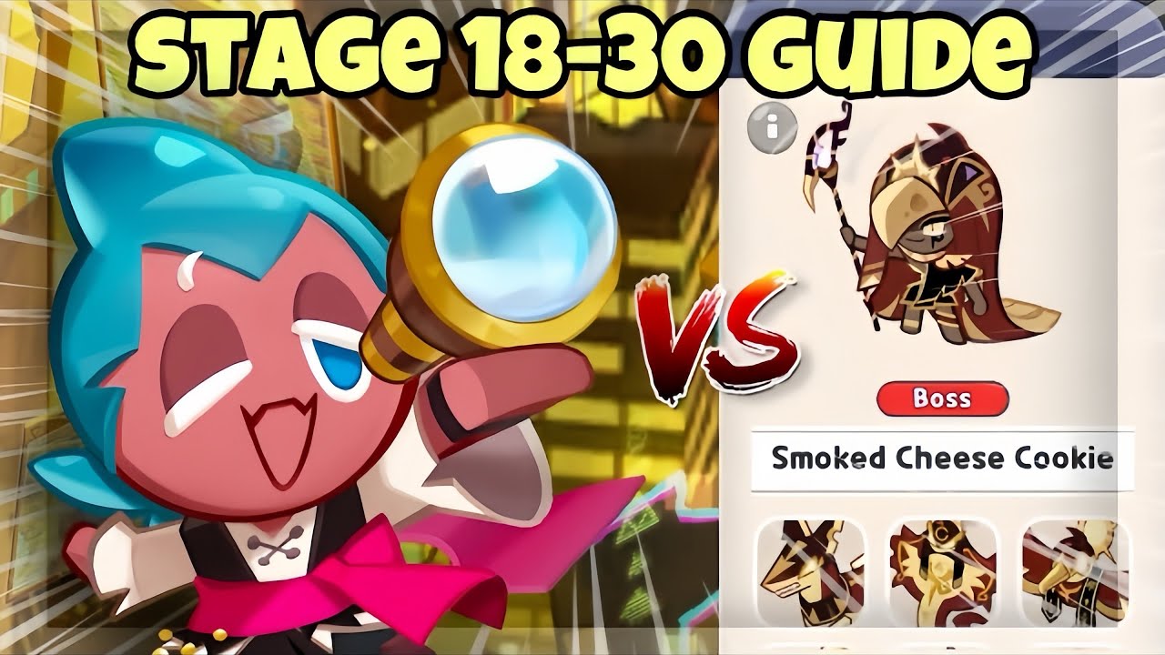 SLOW AND STEADY!! Stage 18-30 GUIDE! [F2P] | Cookie Run Kingdom - YouTube