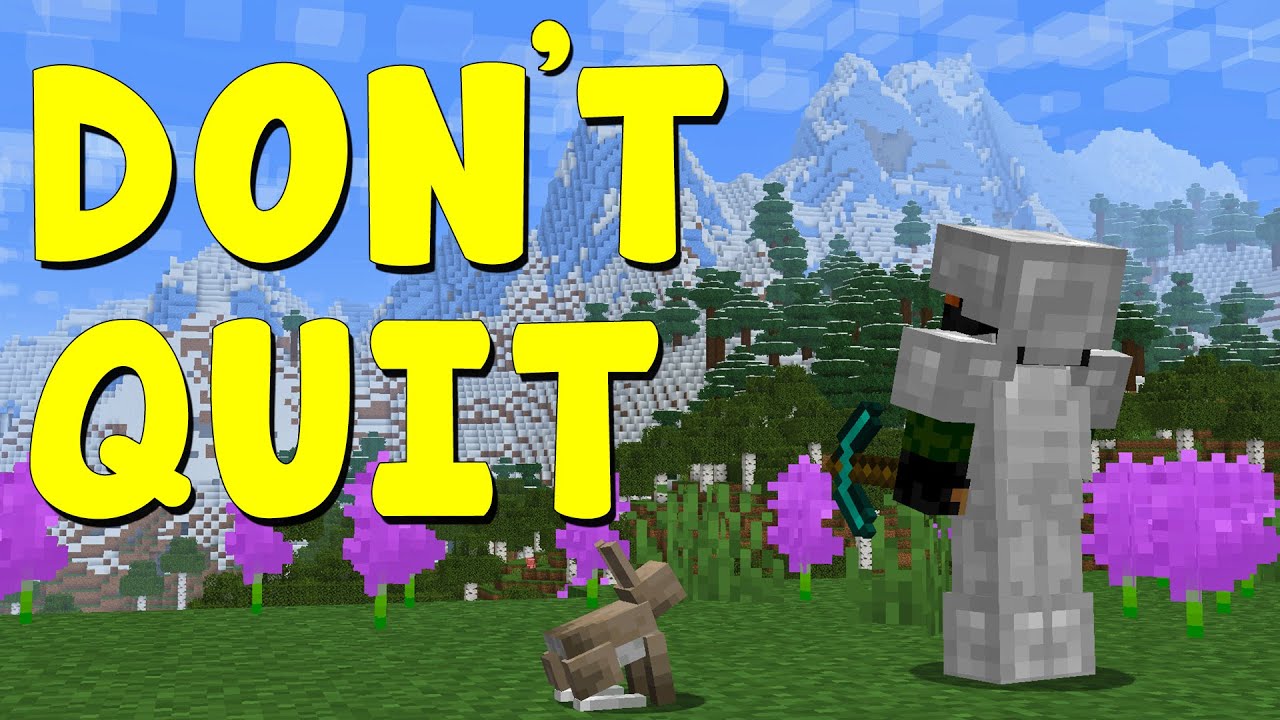 Don't Give Up on Your Minecraft World - YouTube