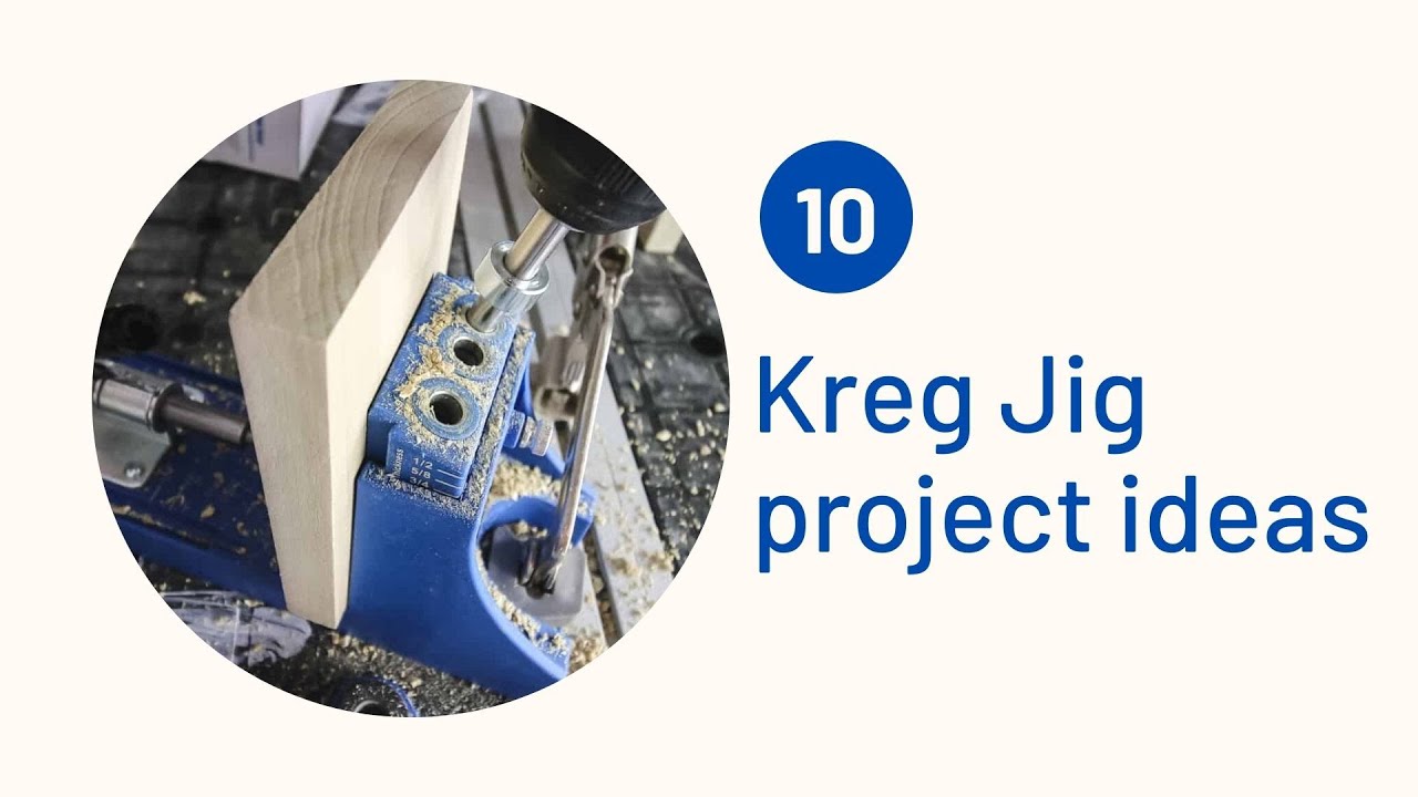 10 Kreg Jig Pocket Hole Jig project ideas for beginners - YouTube