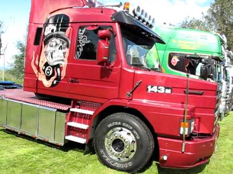 Classic T-cab Scania at Elmia Truck Show - YouTube