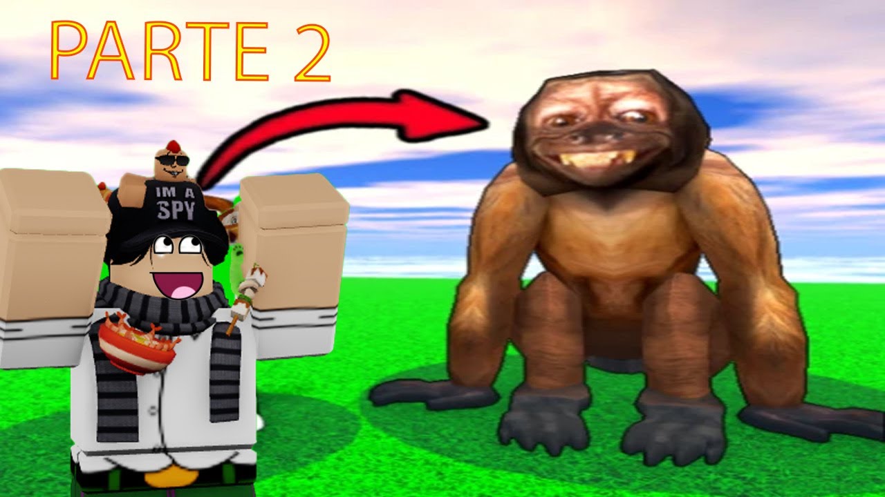 VIREI UM MACACO NESSE OBBY DO ROBLOX! (Parte 2) - YouTube