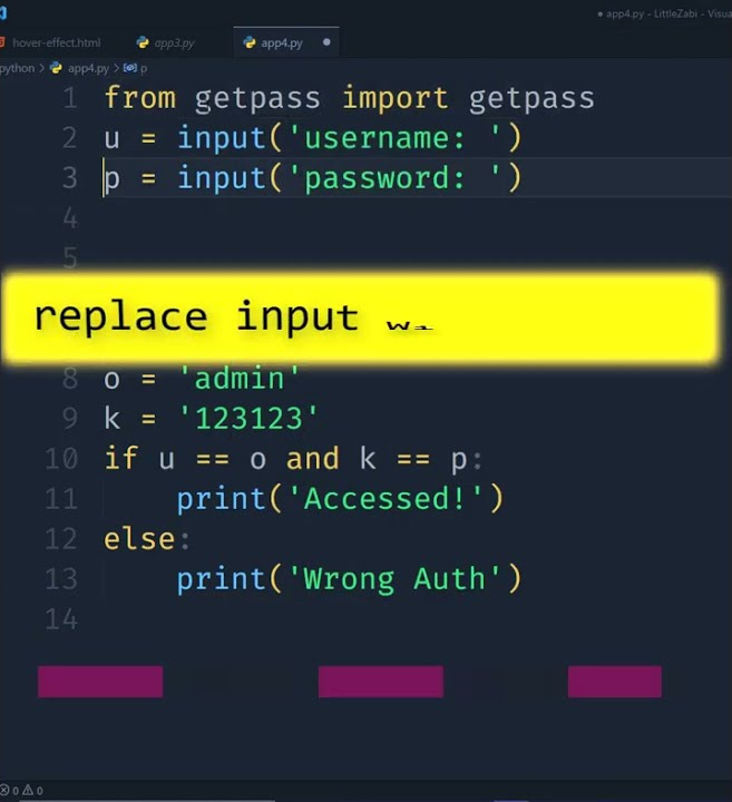 Python Hide Password In Input Shorts Python Youtube