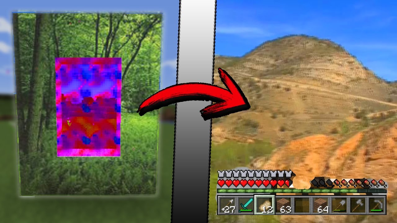 Minecraft COMO hacer un PORTAL a la DIMENSION de LA VIDA REAL | COMO ...