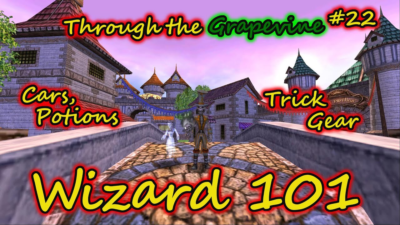 Wizard101: Through the Grapevine #22 Trick Gear, Cars, & Potions - YouTube