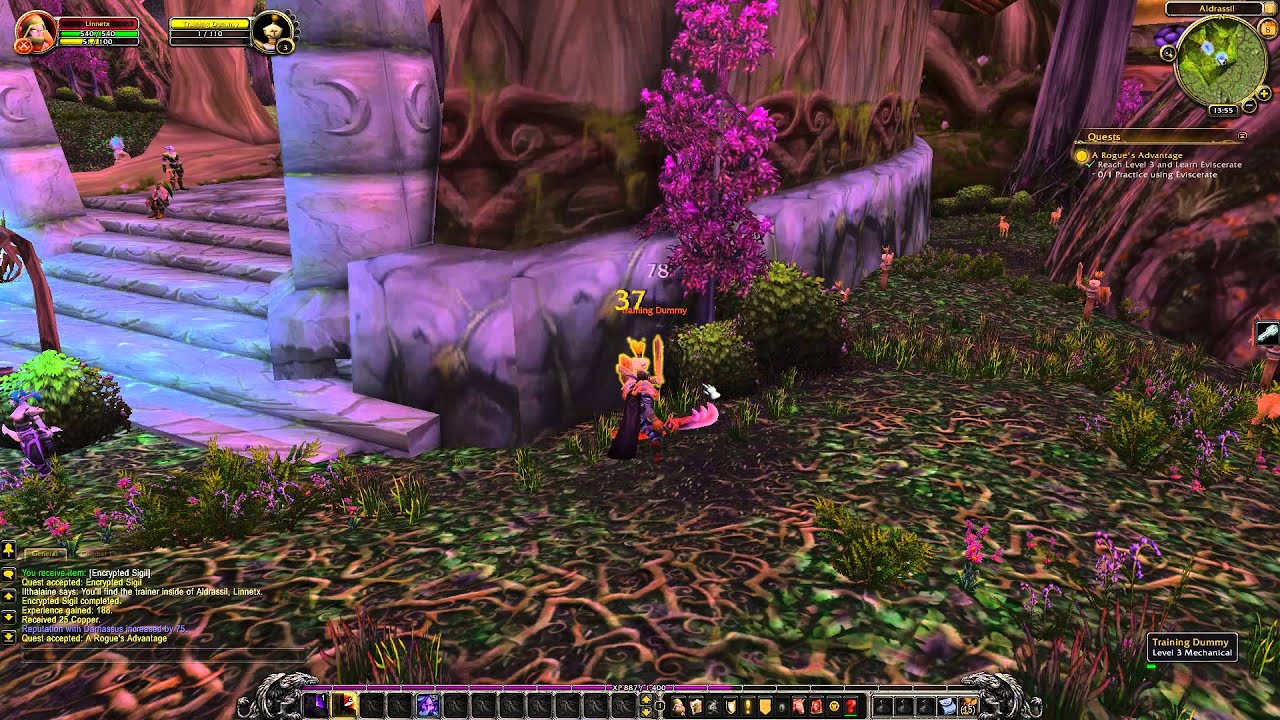 A Rogue's Advantage Quest Playthrough - Shadowglen - YouTube